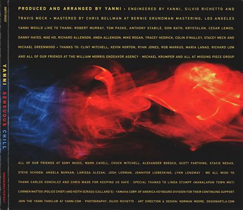 [new Age Chillout] Yanni Sensuous Chill 2016 [flac]