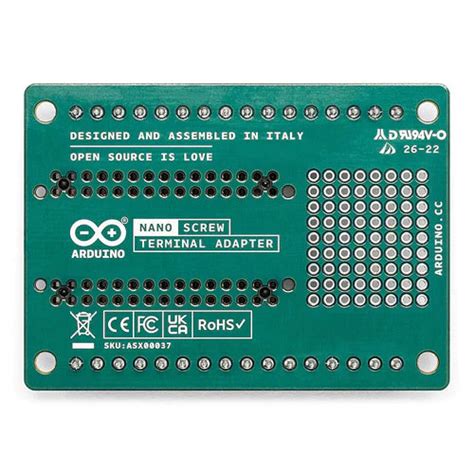 Arduino® Nano Screw Terminal Adapter