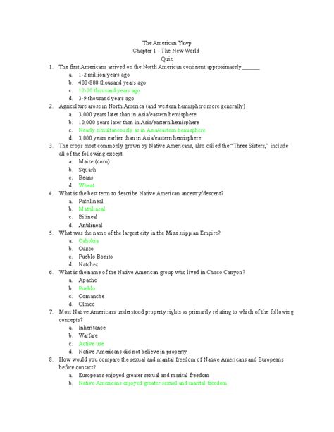 38 American Yawp Chapter 7 Quiz Answers Marleneyumna