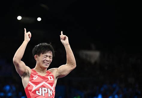 【レスリング】樋口黎が金メダル！残り10秒で2点追加 リオ銀、東京選外から再起し悲願成就 レスリング パリオリンピック2024写真