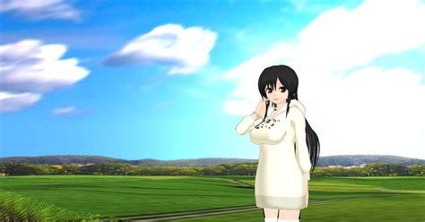 3dカスタム少女 沃野に佇む 黒ささくれのイラスト Pixiv
