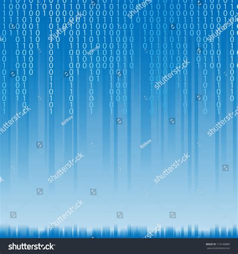 Abstract Binary Code Background Matrix Style Stock Vector Royalty Free 110140889 Shutterstock