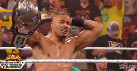 Wwes Carmelo Hayes Retains Nxt Title At Heatwave After Wes Lees Nasty