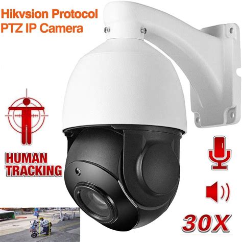 5mp Poe Ptz Ip Audio Camera Outdoor 30x Zoom Waterproof Speed Dome