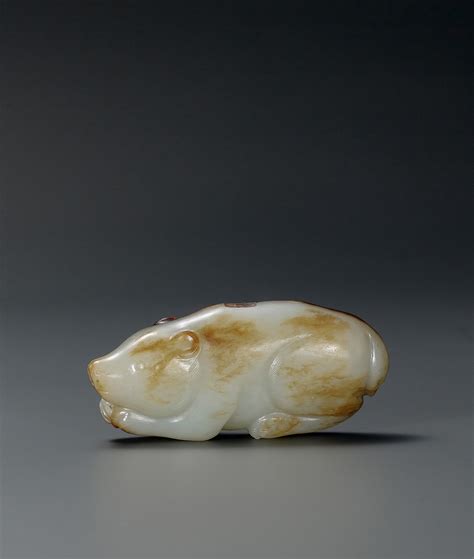 青白玉臥熊 宇珍國際藝術 Yu Jen Taipei金輝玉蘊巴特爾藏唐宋遼金元萃珍編號221