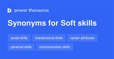 Soft Skills Synonyms 182 Similar Words And Phrases