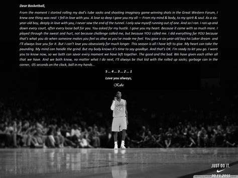 Kobe Bryant Retirement Ultra Hd Desktop Background Wallpaper For