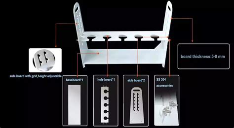 Separatory Funnel Rack Of Pp Material And Pvc Material