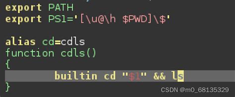 Linux 设置bashrc Cd后直接显示文件和目录bashrc Cd后显示目录所有文件 Csdn博客