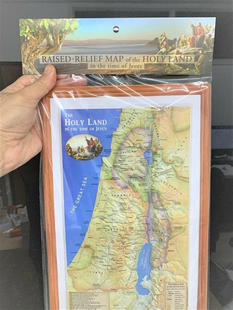 The Holy Land In The Time Of Jesus 3 D Topographic Wall Map 14 Bible