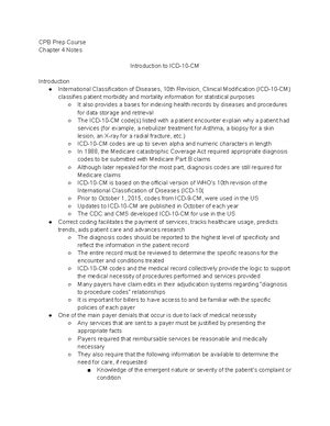 AAPC CPB Prep Course Chap Notes CPB Prep Course Chapter Notes Medical Necessity