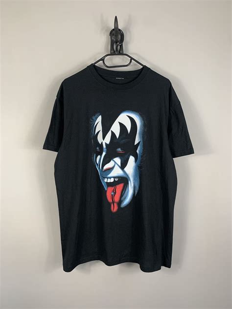 Vintage Kiss Band Gene Simmons Tongue Concert Tour Tee Shirt Aop Grailed