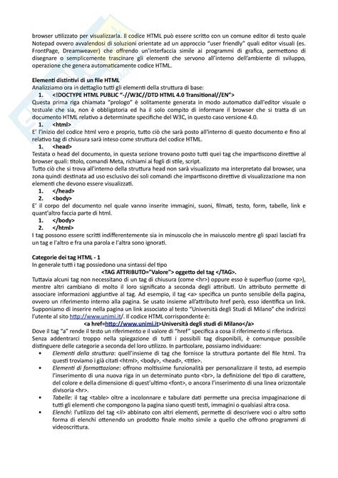 Argomenti Di Informatica Di Base