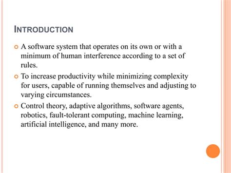 Autonomic Computing Ppt Pptx