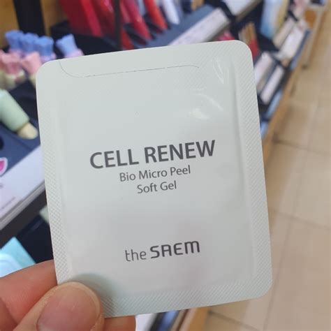 THE SAEM Cell Renew Bio Micro Peel Soft Gel Ml X PCS Shopee Malaysia