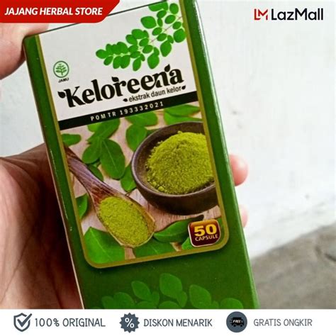 Keloreena Kapsul Daun Kelor Quality Asli Ekstrak Daun Kelor Asli Keeloreena Keelorena
