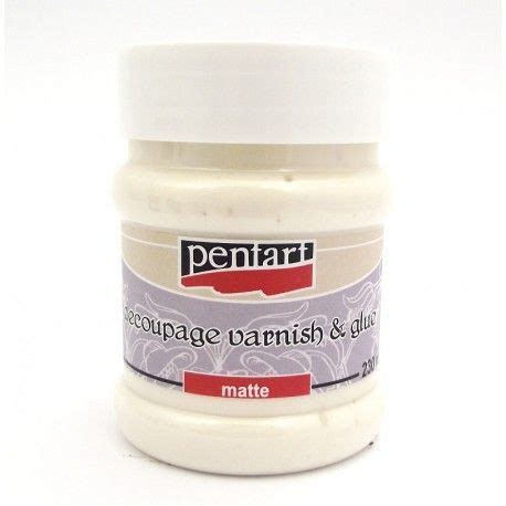 Pentart Klej Werniks Ml Mat Preparaty Akcesoria Sklep