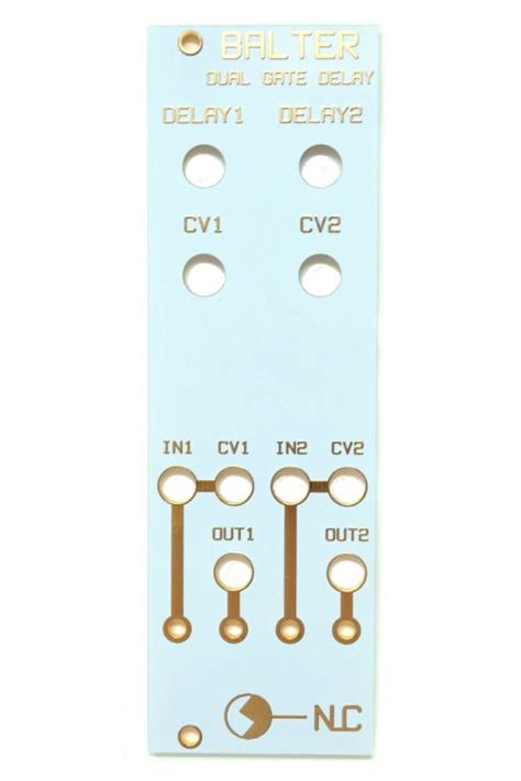Balter Dual Vc Gate Delay Panel Nonlinear Circuits Modular Addict
