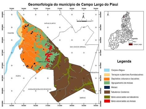10º Sinageo Mapeamento GeomorfolÓgico Do MunicÍpio De Campo Largo Do
