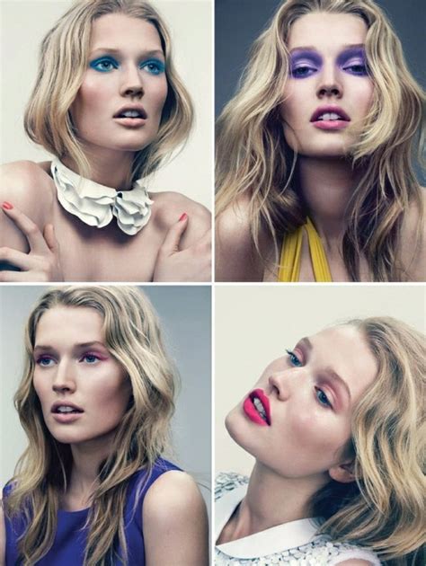 Trend Color Blocking Beauty Face Hair Beauty Face