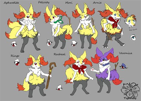 Pokemon Braixen Evolution Chart