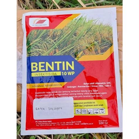 Jual Insektisida Bentin 100gr Shopee Indonesia
