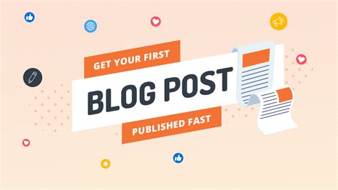 Get Your First Blog Post Published In Minutes For Free