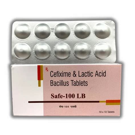 Cefixime And Lactic Acid Bacillus Tablets At ₹ 975strip Cefixime