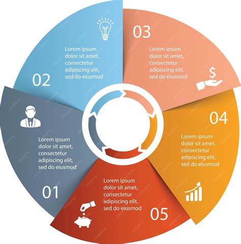 Premium Vector Basic Circle Infographic Template With 8 Steps Process Or Options Process Chart