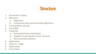 Deep Neural Network Regression At Scale In Spark MLlib PPT