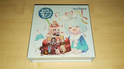 Blue Archive Unboxing Blue Archive 1st Anniversary Ost Pack Youtube