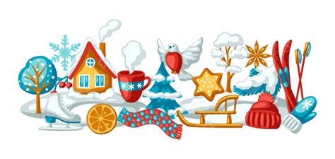 冬の季節の背景12月2月イラスト画像とpngフリー素材透過の無料ダウンロード Pngtree