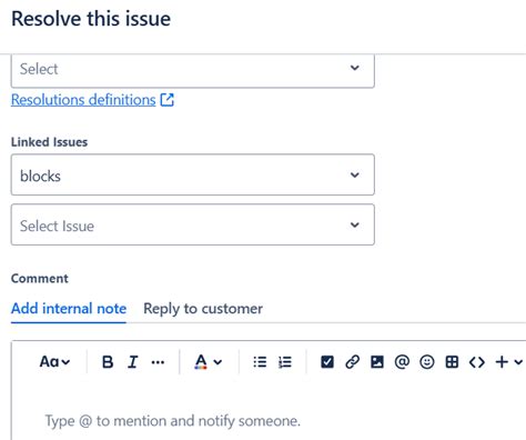 Solved Default Comment Resolve Ticket
