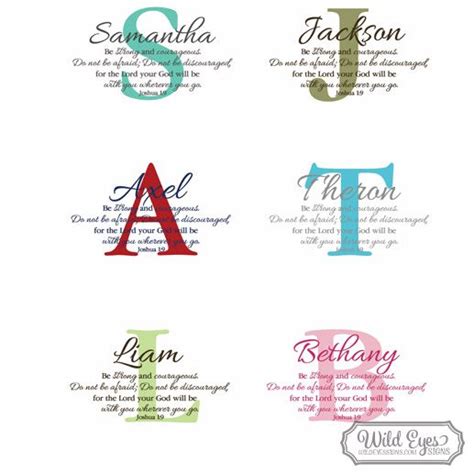 Joshua 1v9 Vinyl Wall Decal 8 Be Strong And Courageous For The Lord