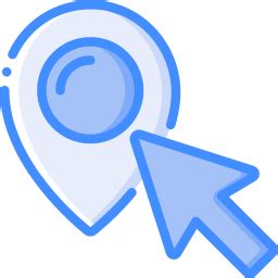 Map Pointer Basic Miscellany Blue Icon Map Pointer Basic Miscellany Blue Icon
