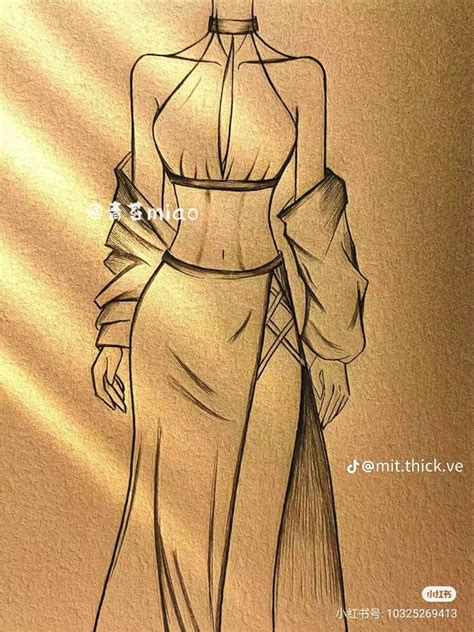 Pin By Hạ Lưu Nguyệt On Dress💙 In 2024 Easy Drawings Sketches