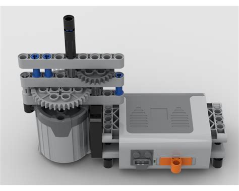 Lego Moc Motorized Spinning Top Overworked Version By Lbrix