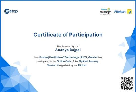Ananya Bajpai On Linkedin I Am Thrilled To Share That I Participated