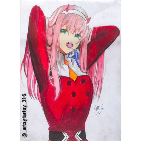 Zero Two Artwork By Ashborn316 On Deviantart