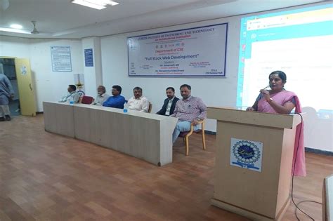 Seminar On Full Stack Web Development Lords Institute Of Engineering And Technology