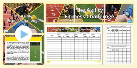 The Agility Fitness Challenge Resource Pack Teacher Made