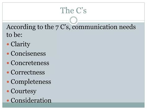 Seven Cs Of Effective Communicationpptx