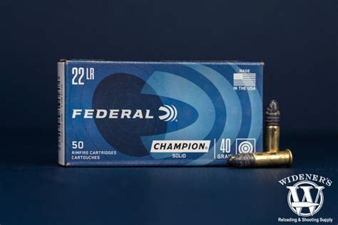 Federal 22lr Ammo Wideners Shooting Hunting And Gun Blog