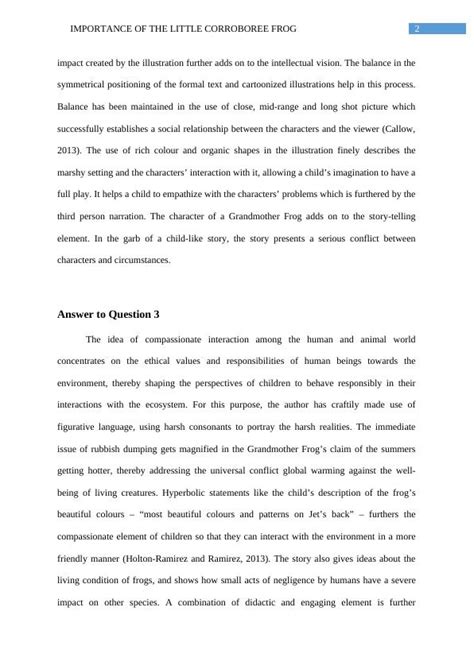 Importance Of The Little Corroboree Frog Desklib