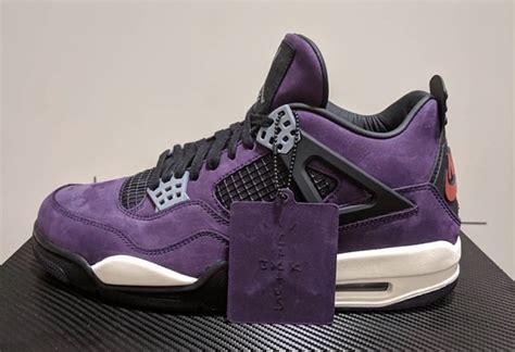 亲友限定配色！紫色 Travis Scott X Air Jordan 4 全方位欣赏 球鞋资讯 Flightclub中文站sneaker