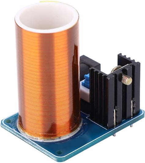 Kit De Bobina Tesla Mini Tesla Coil Remote Led Kit De Módulo De Chispa