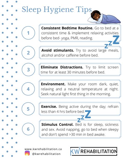 Sleep Hygiene Person Centred Evidence Informed Progressive Healthcare