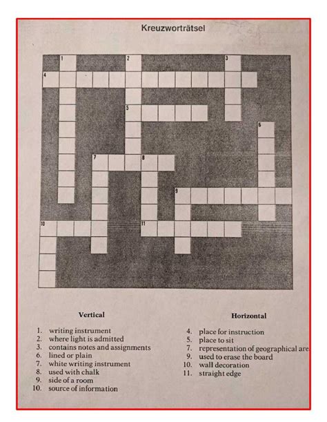 German Classroom Objects Worksheet Live Worksheets