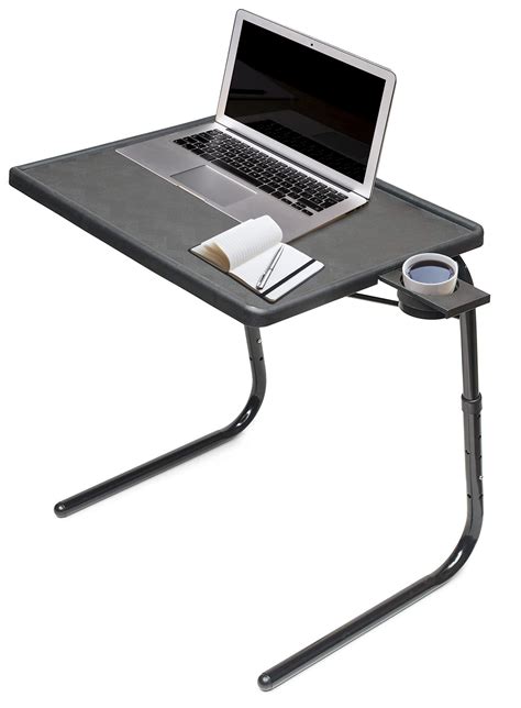 Buy Table Mate Ii Folding Tv Tray Table And Cup Holder With Height And Angle Adjustments The