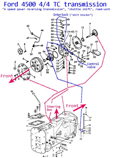 Ford 555 Backhoe Transmission Diagram